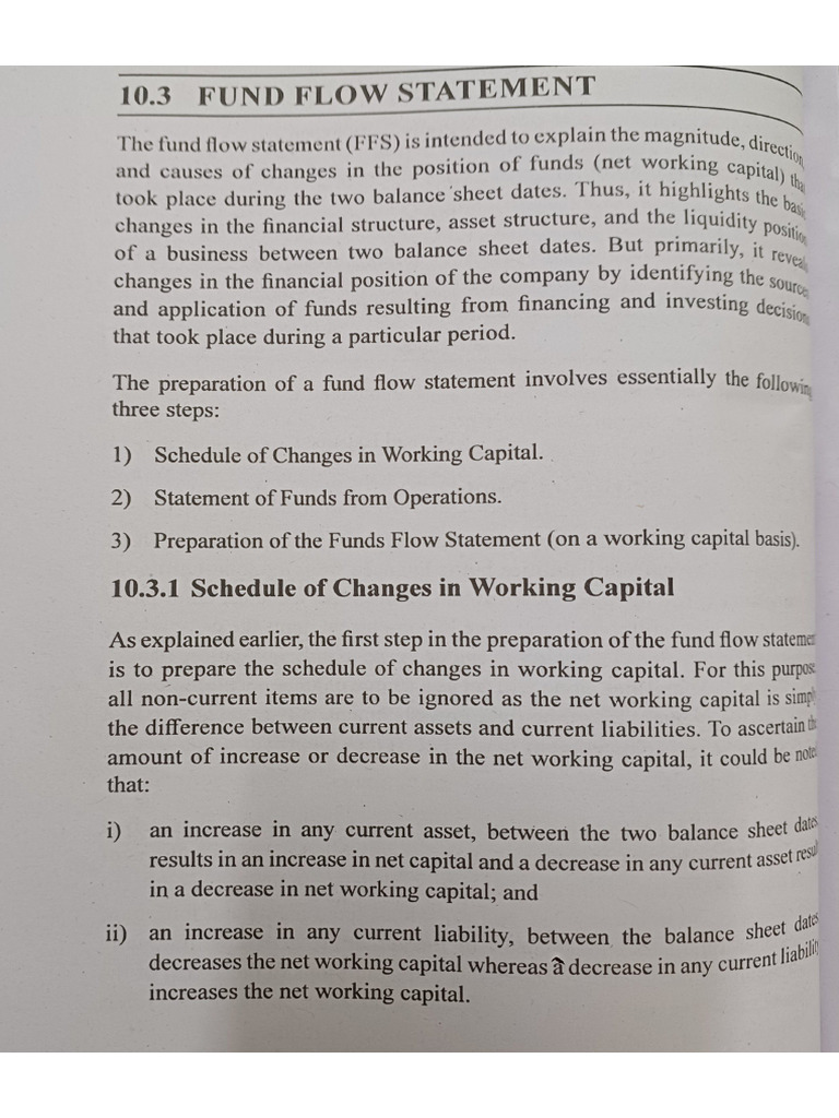 Fund Flow Statement | PDF