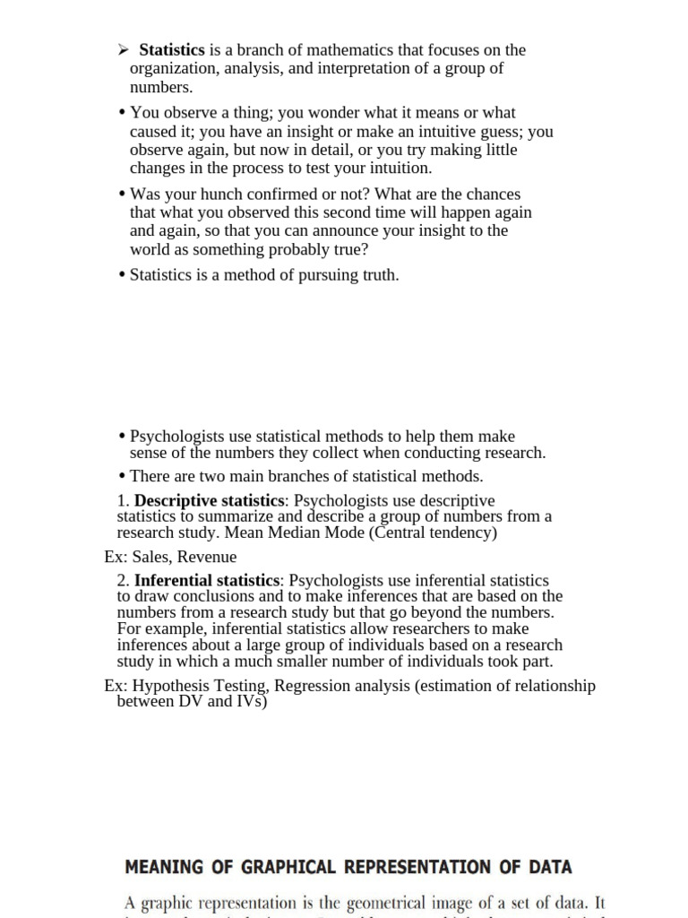 Graphical Repsentation of Data-3 | PDF | Statistics | Statistical Inference