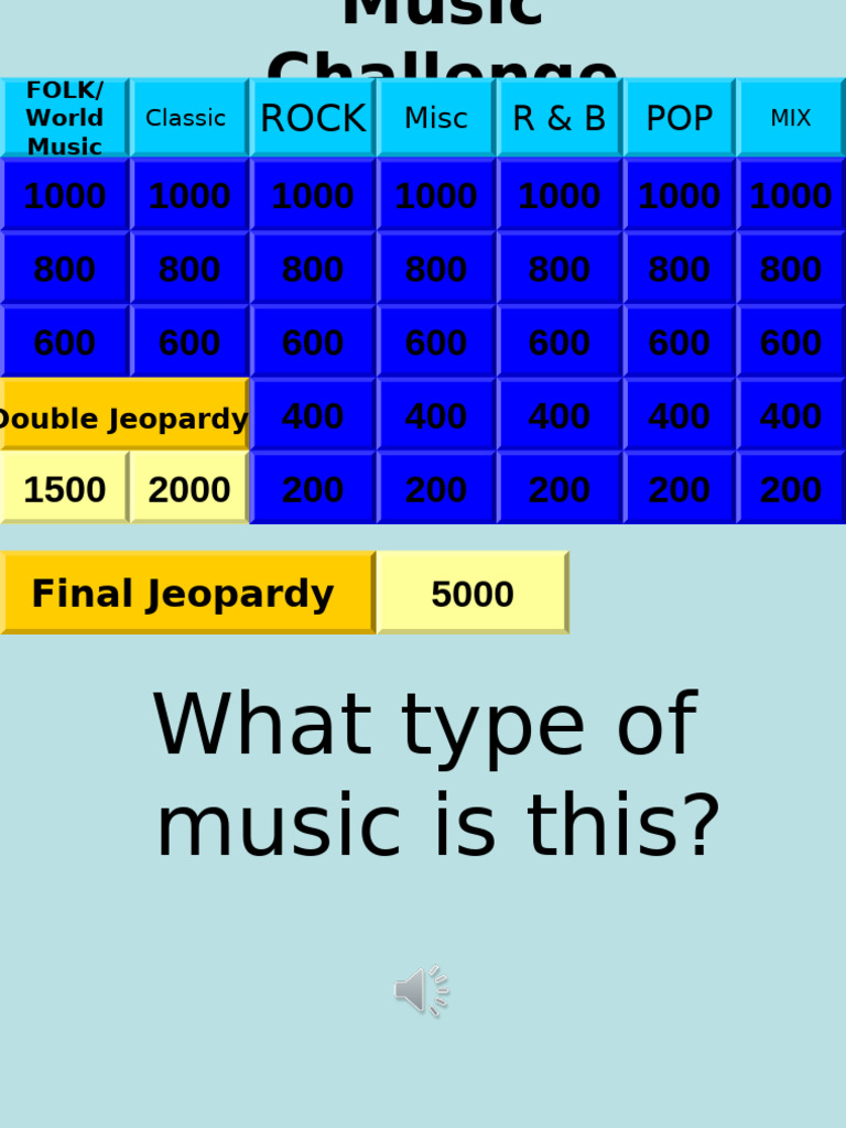 Music Challenge | PDF