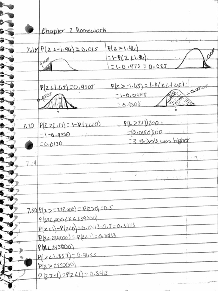Chapter 7 Homework | PDF