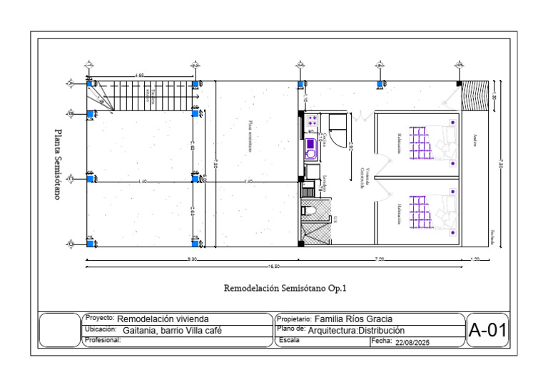Planta Semisotano Op1 | PDF