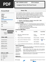 Sample CV - Fake Resume | PDF