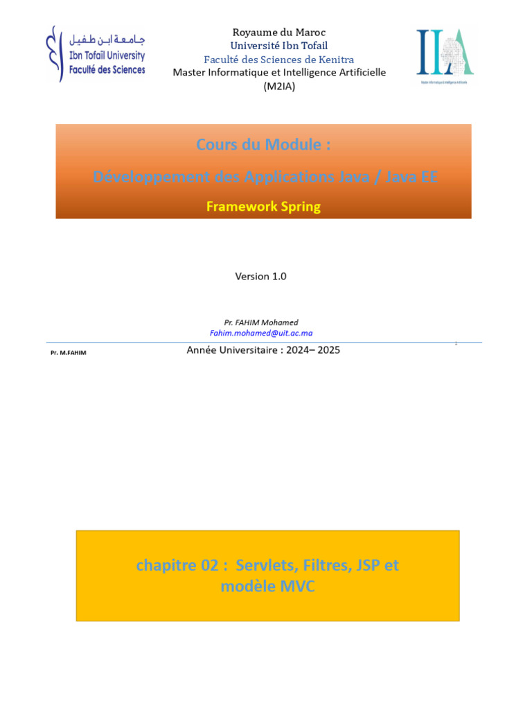 Introduction aux Servlets et Cookies en Java EE | PDF | Cookie ...