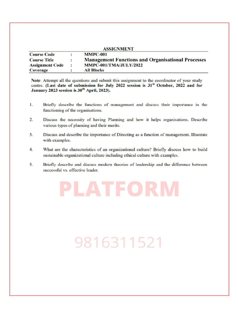 MMPC-1 Solved Assignment | PDF