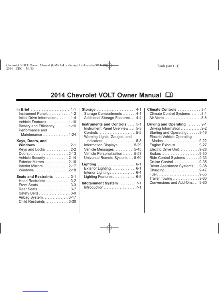 Volt | PDF | Seat Belt | Land Vehicles