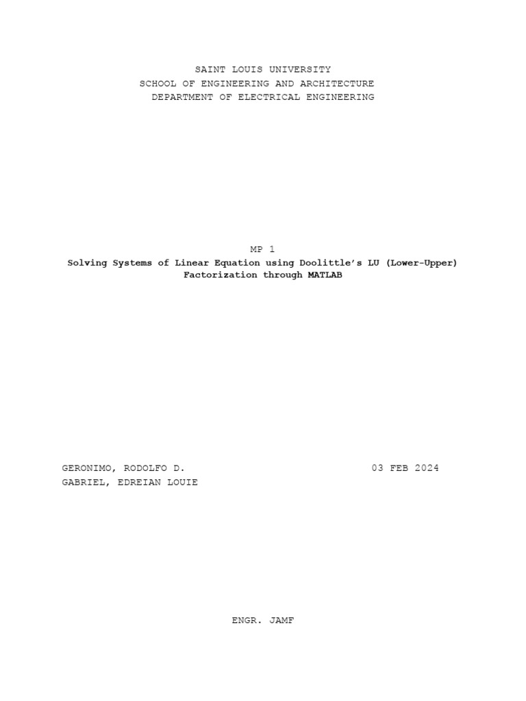 Machines Problem | PDF | Numerical Analysis | Ordinary Differential Equation