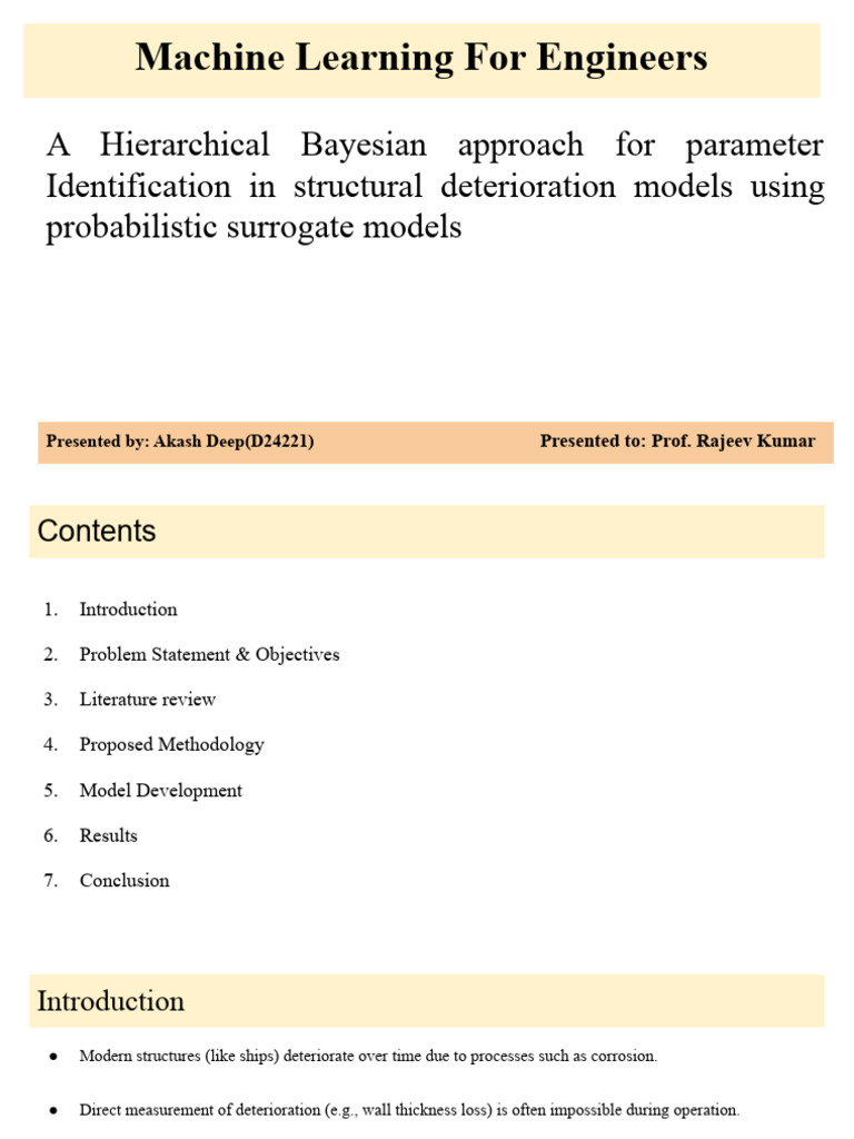 A Hierarchical Bayesian Approach For Parameter Identification in ...