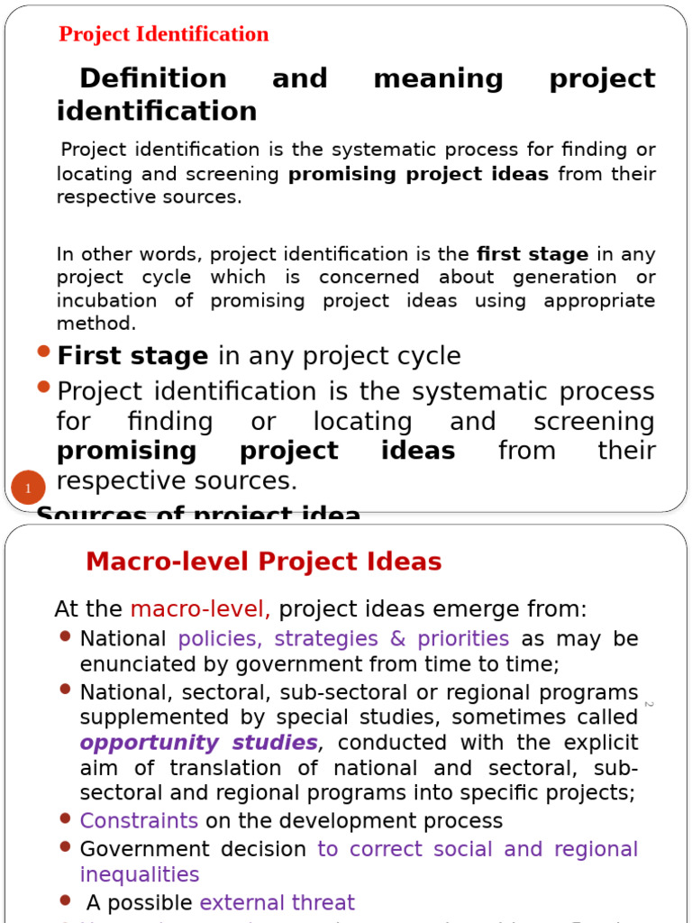 Project Idea Generation Check List | PDF | Economics | Business