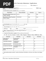 High School Student Brag Sheet Template | PDF