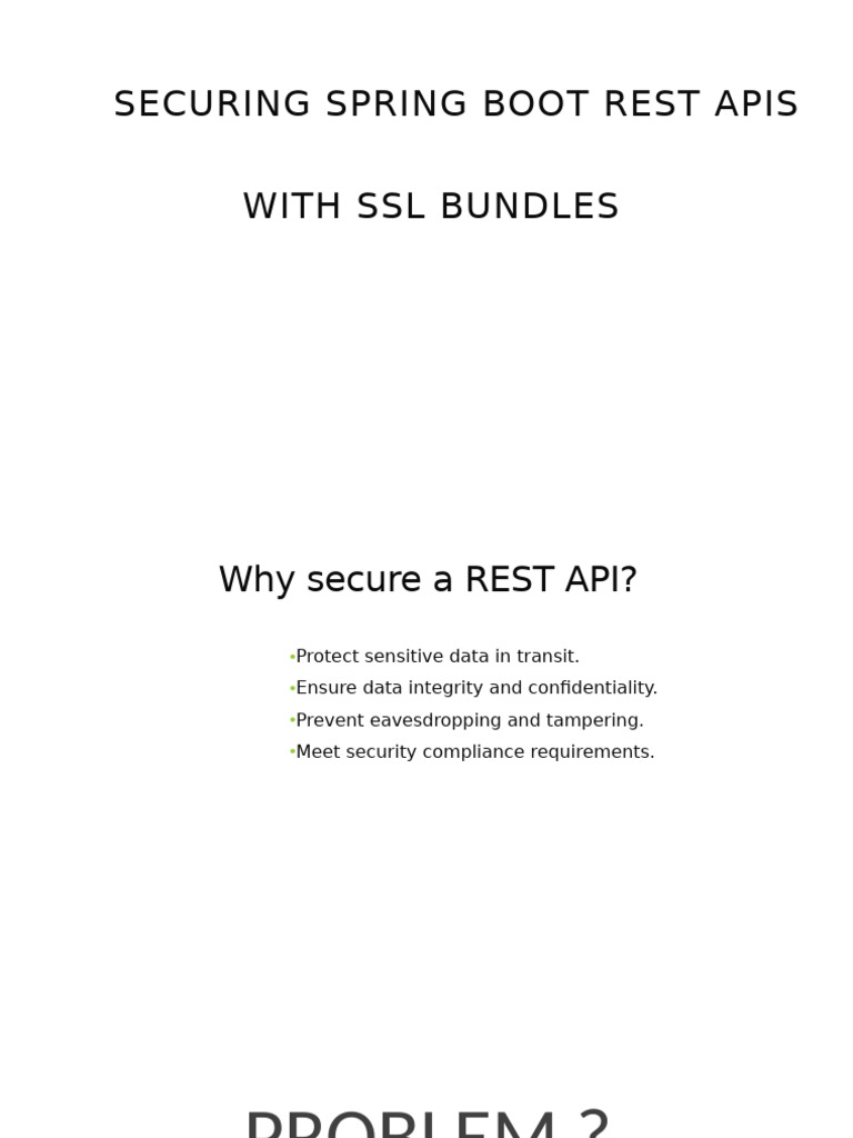 Configuring SSL in Spring Boot Apps | PDF | Transport Layer Security ...