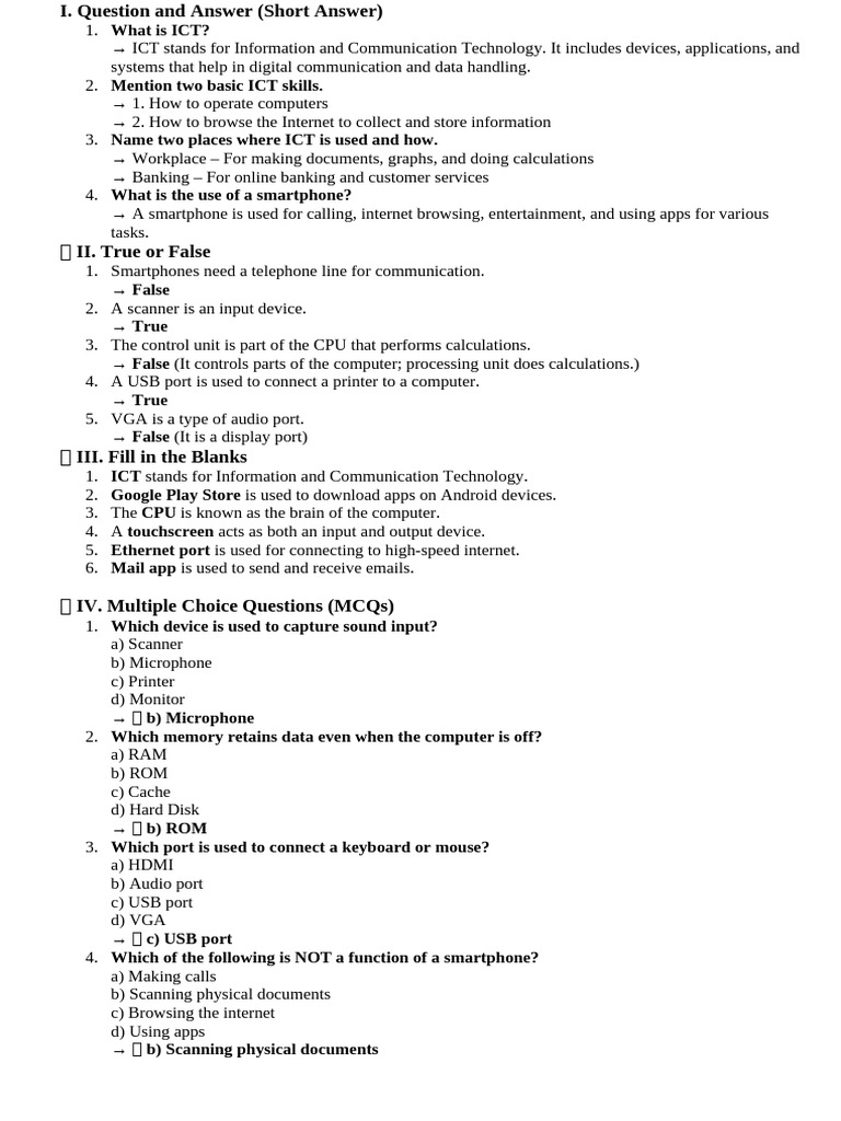 chapter 3 Ict q class ix | PDF | Computer Data Storage | Read Only Memory