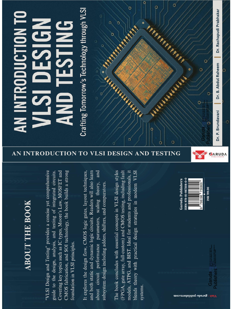 Vlsi Design and Testing - Text Book | PDF