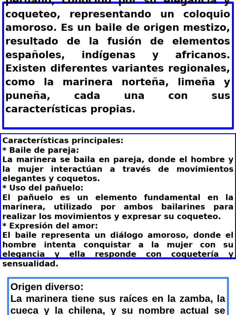 Exposicion de La Marinera | PDF