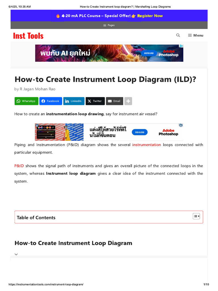 How-to Create Instrument loop diagram_ _ Marshalling Loop Diagrams ...