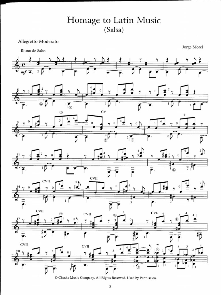 Homage To Latin Music Salsa | PDF