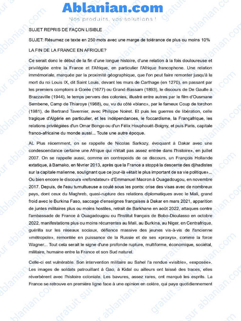 Sujet Resume Merged | PDF