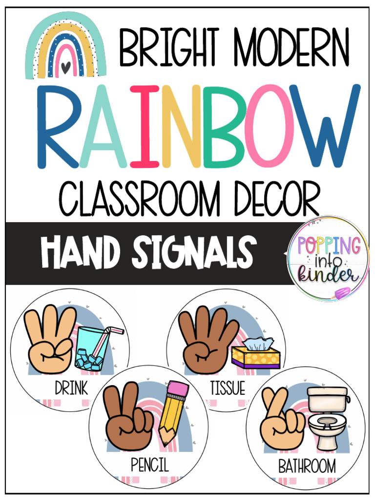 Bright Modern: Classroom Decor | PDF