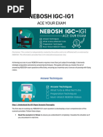 NEBOSH IGC Exam Tips and Strategies | PDF | Question | Test (Assessment)