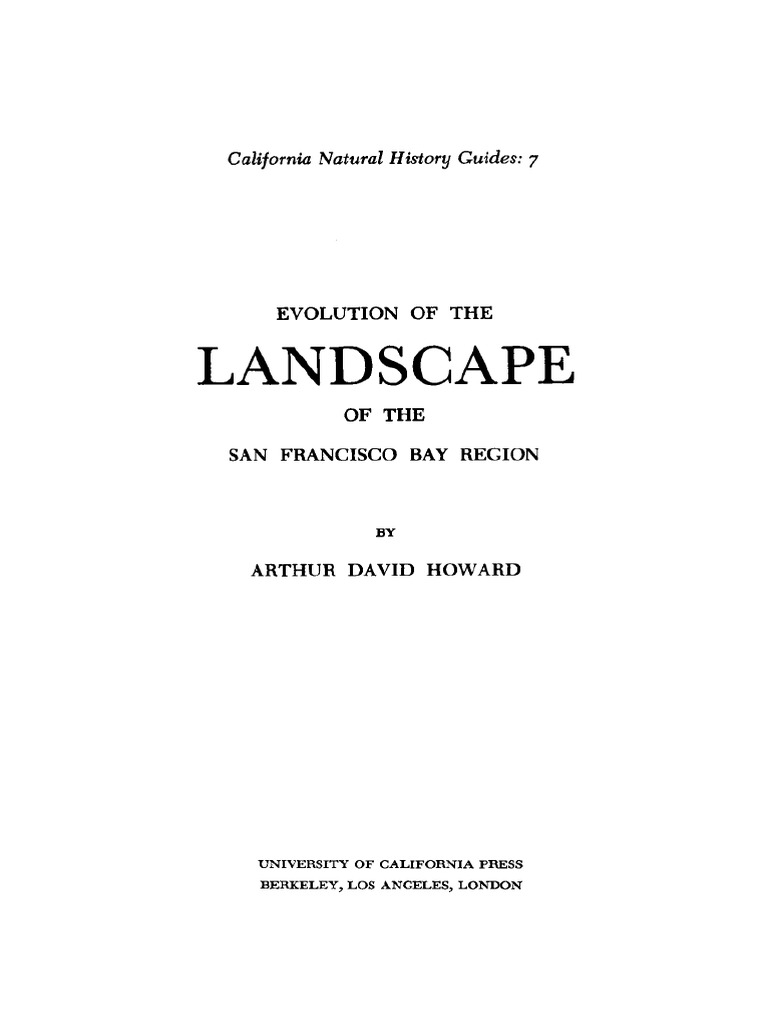 Evolution of The Landscape of The San Francisco Bay Region (2020th ...