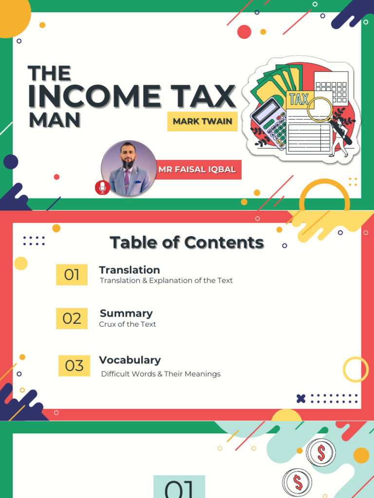 Unit 3 - The Income Tax Man | PDF