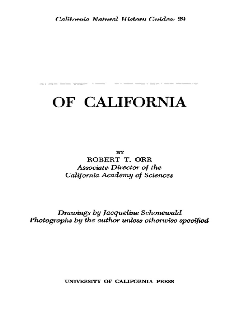 Marine Mammals of California (2020th Edition) Orr | PDF | Cetacea | Pinniped