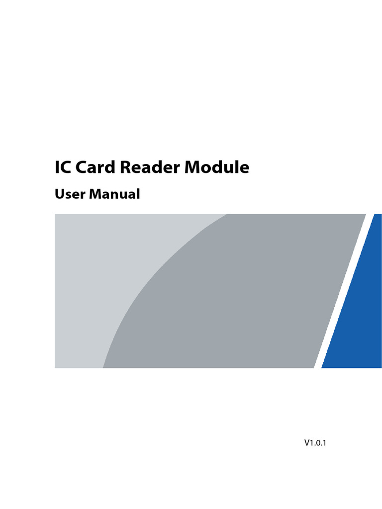 IC Card Reader Module User Manual | PDF | Computer Network | Password
