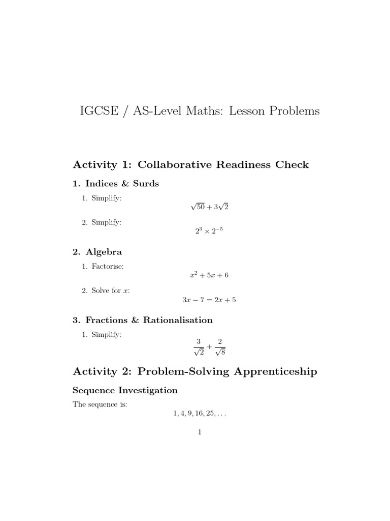 Problems 2 | PDF