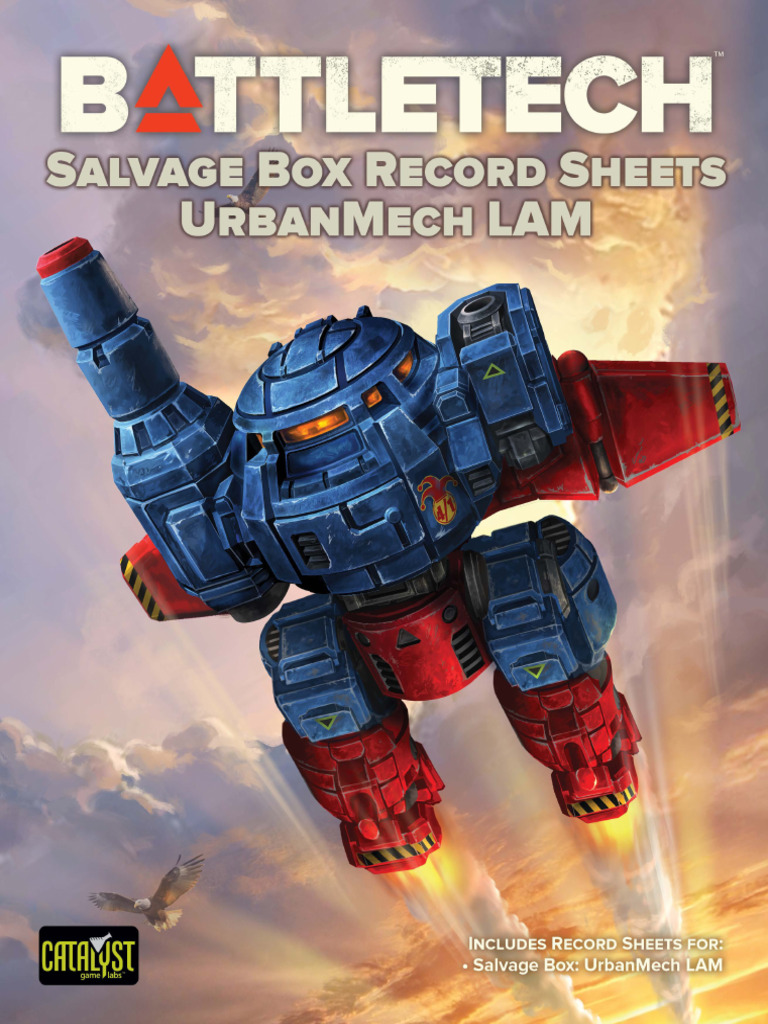 UrbanMech LAM Record Sheet | PDF | Battle Tech | Aircraft