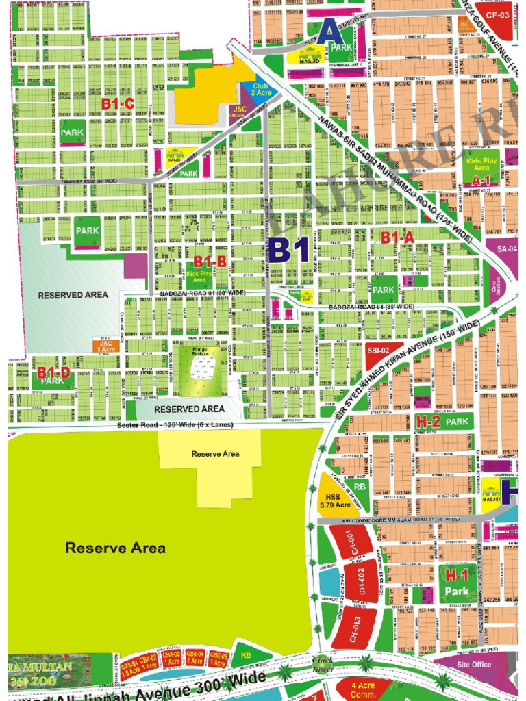 DHA-Multan - B 1 Block | PDF