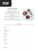 Super Pudding | PDF | Cooking, Food & Wine