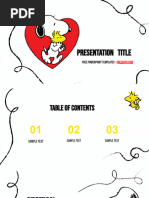 Snoopy PowerPoint Template | PDF