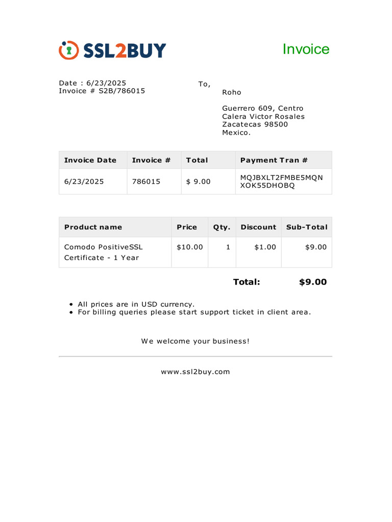 InvoiceDetails 2025 | PDF