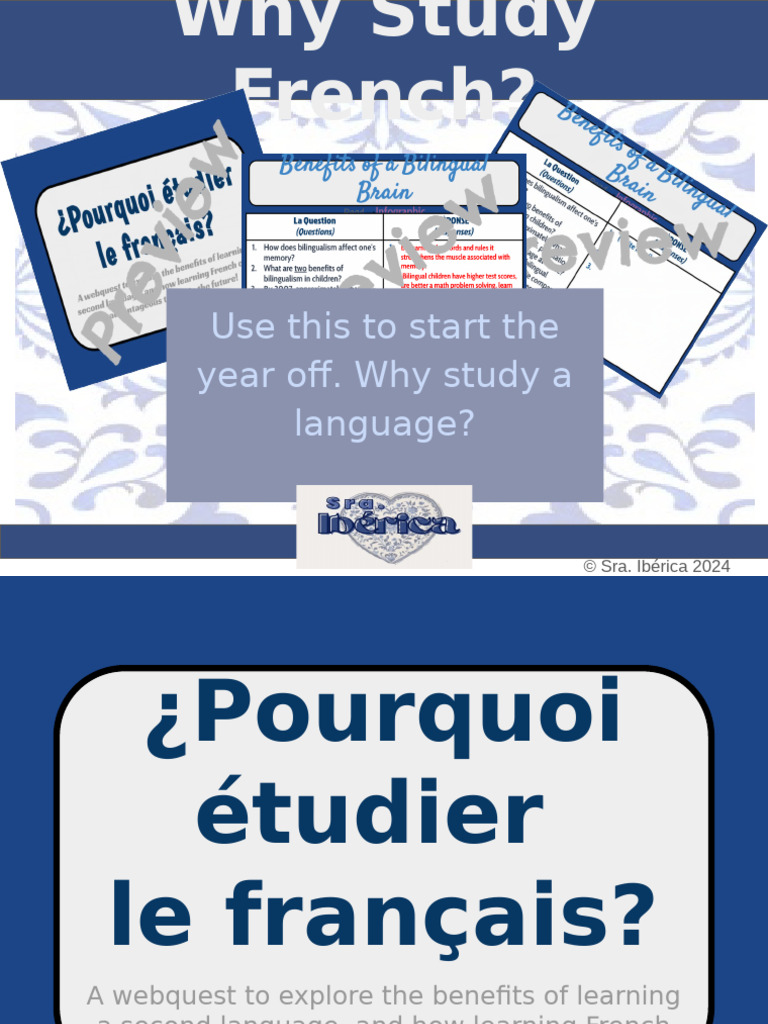 Why+Study+French +-+webquest | PDF | French Language | Linguistics