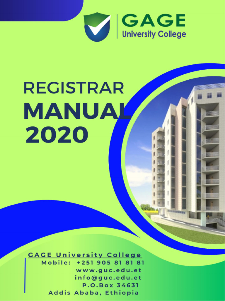 2212 GUC Registrar Manual | PDF | University And College Admission ...