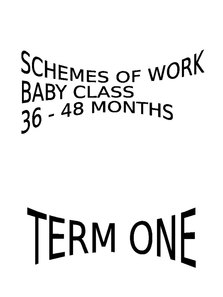 Scheme of Work Baby Class 2024 (2) - 071226 | PDF | Learning | Language ...