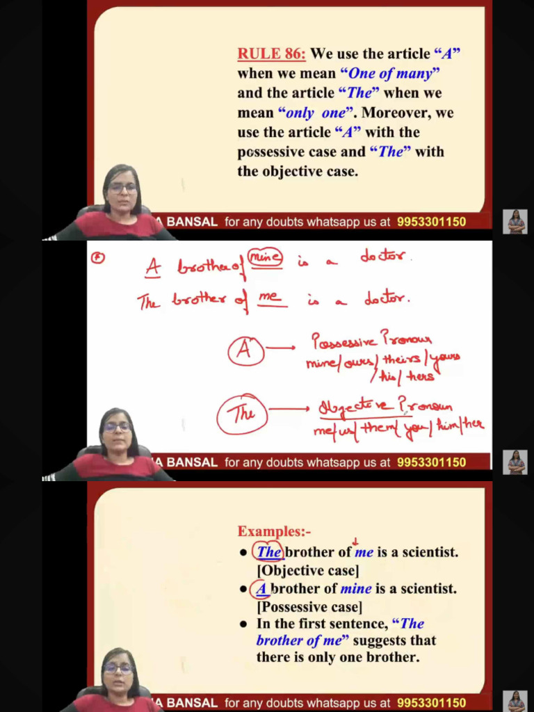 120 Rules Grammer - Part 2 (87-120) | PDF