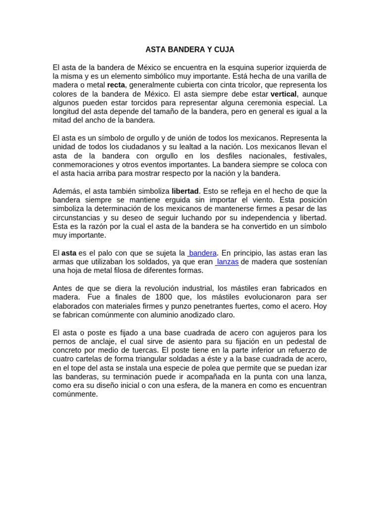 Asta Bandera y Cuja | PDF | Bandera