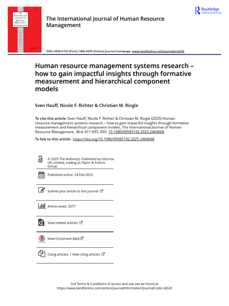 Evaluating HRM Systems for Impactful Insights | PDF | Human Resource ...