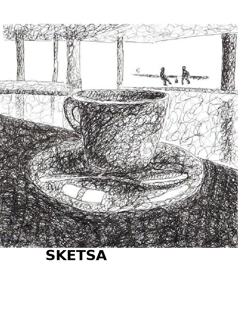Media Sketsa Hitam Putih dan Kertas | PDF