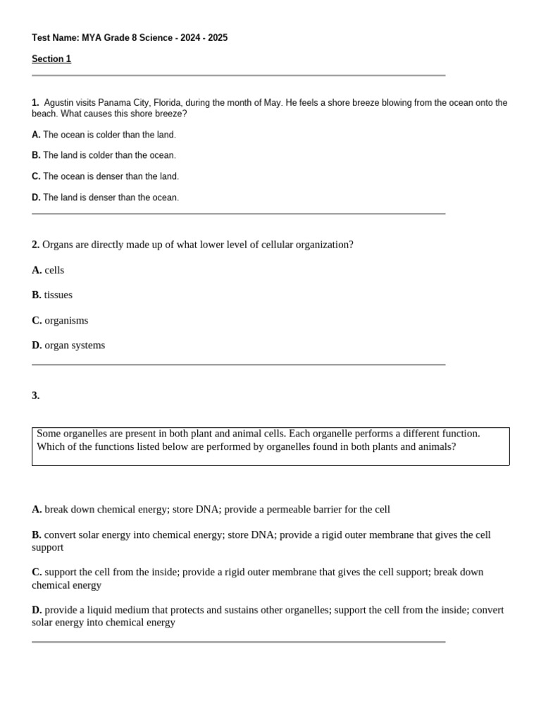 Mid-Year Assessment Mya 3 | PDF | Waves | Rock (Geology)