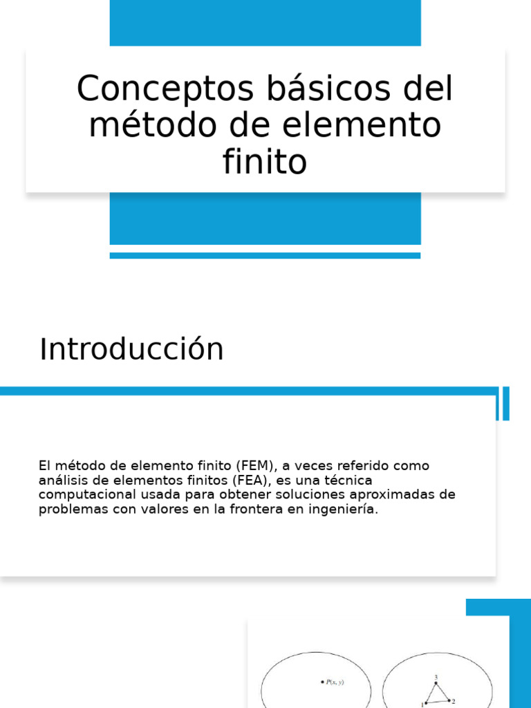 Introducción al Método de Elemento Finito | PDF | Método de elementos ...