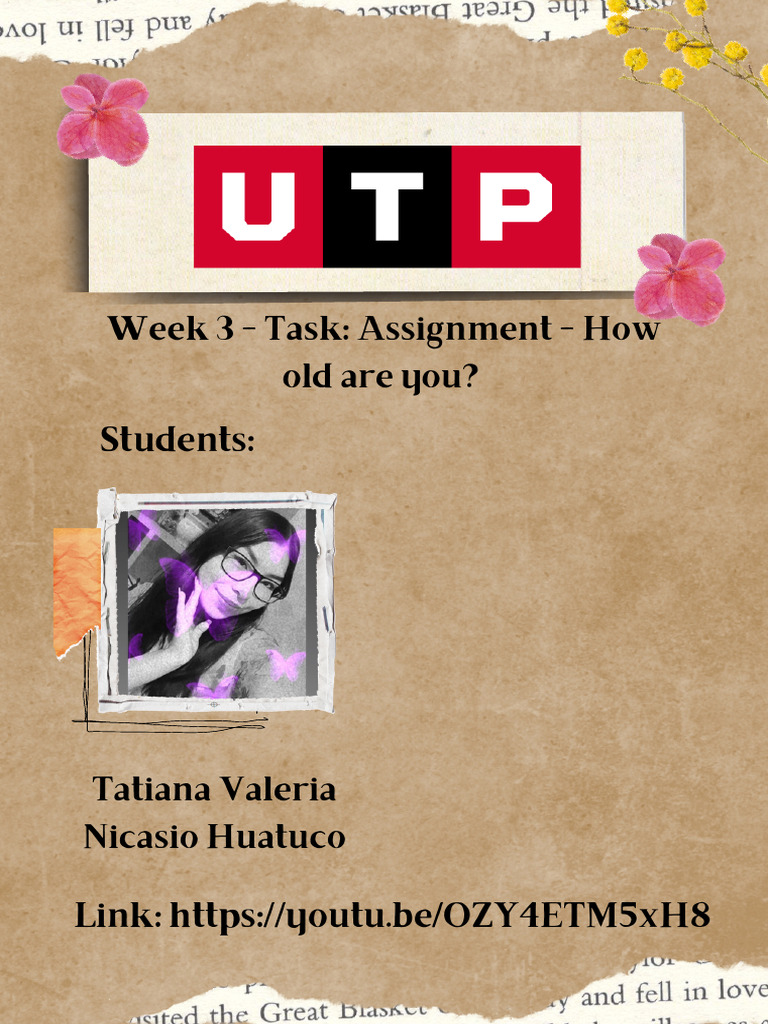 Week 3 Assignment: Age Dialogue | PDF