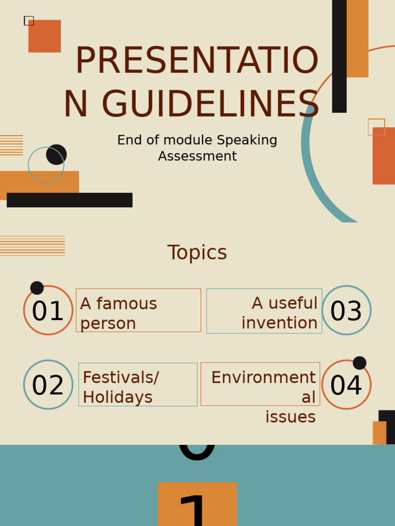 Presentation Guidelines for Speaking Assessment | PDF | Natural Environment