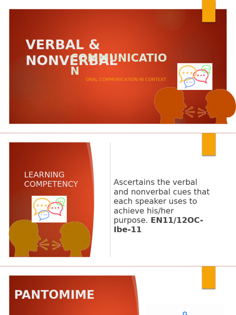 Mastering Verbal and Nonverbal Cues | PDF | Nonverbal Communication ...