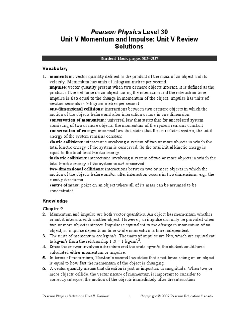 Momentum Questions | PDF | Momentum | Collision