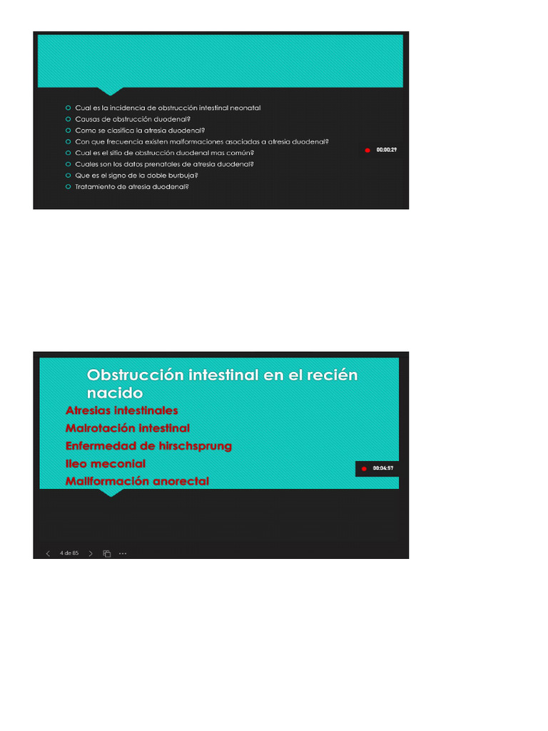 Atresia intestinal: tipos y tratamiento | PDF | Tracto gastrointestinal ...