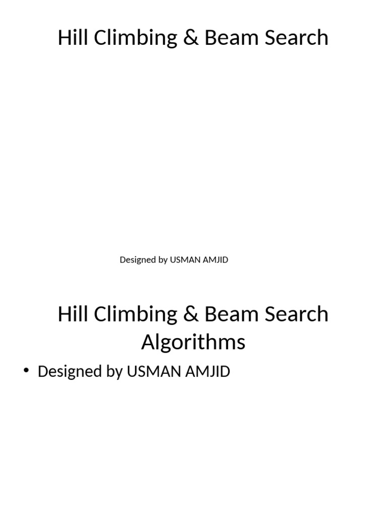 AI Search Algorithms Updated USMAN AMJID | PDF | Computer Programming | Mathematical Optimization