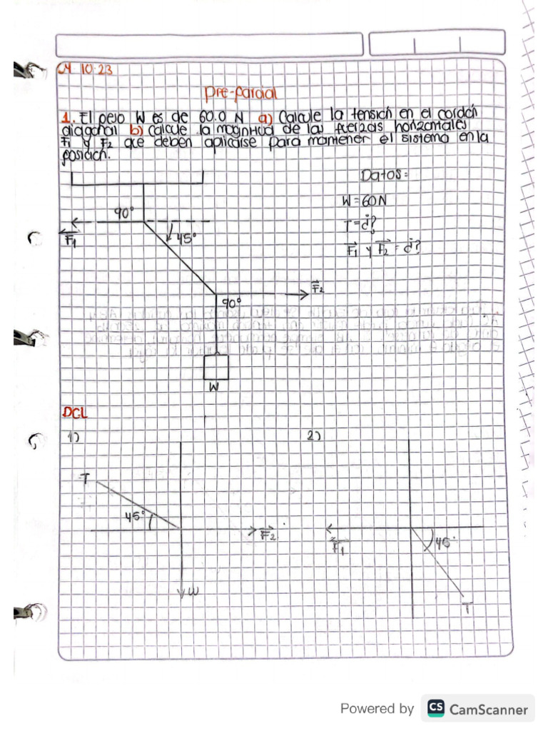 FÍSICA PRE PARCIAL 2DO CORTE | PDF