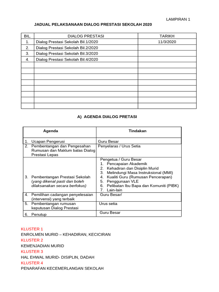 Dialog Prestasi 11.3.2020 | PDF