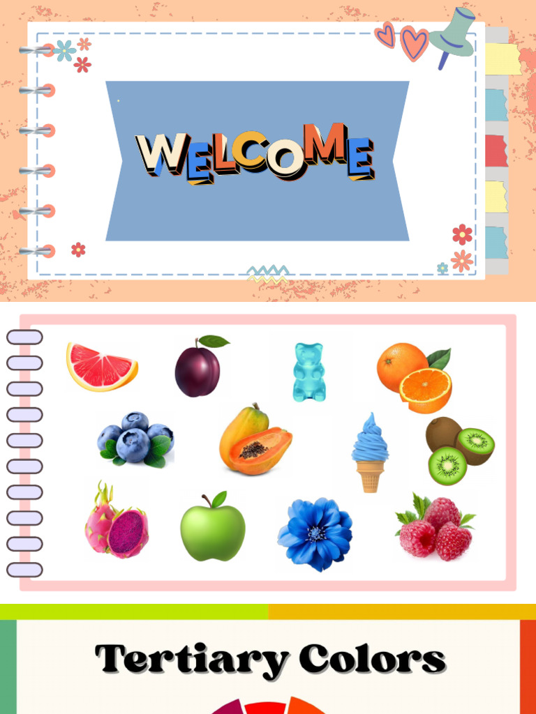 Tertiary Colors Worksheet for Kids | PDF